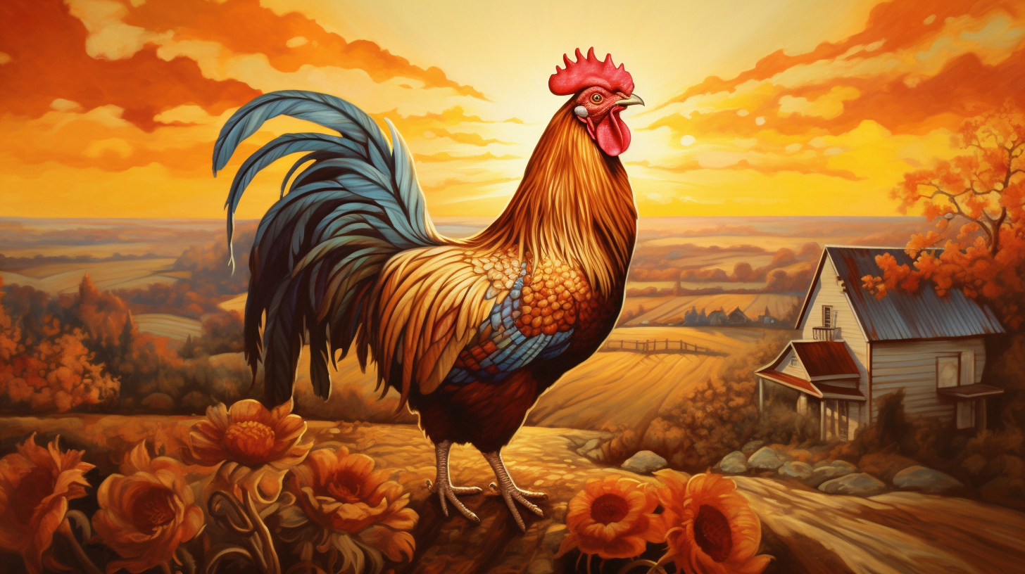 The Rooster - Cosmic Gifts by HAPSAI